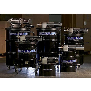 Guardair Pneumatic Vacuum N551BC 55 Gallon Drum Complete Kit with B Venturi Head, 2-Inch Hose and Tools