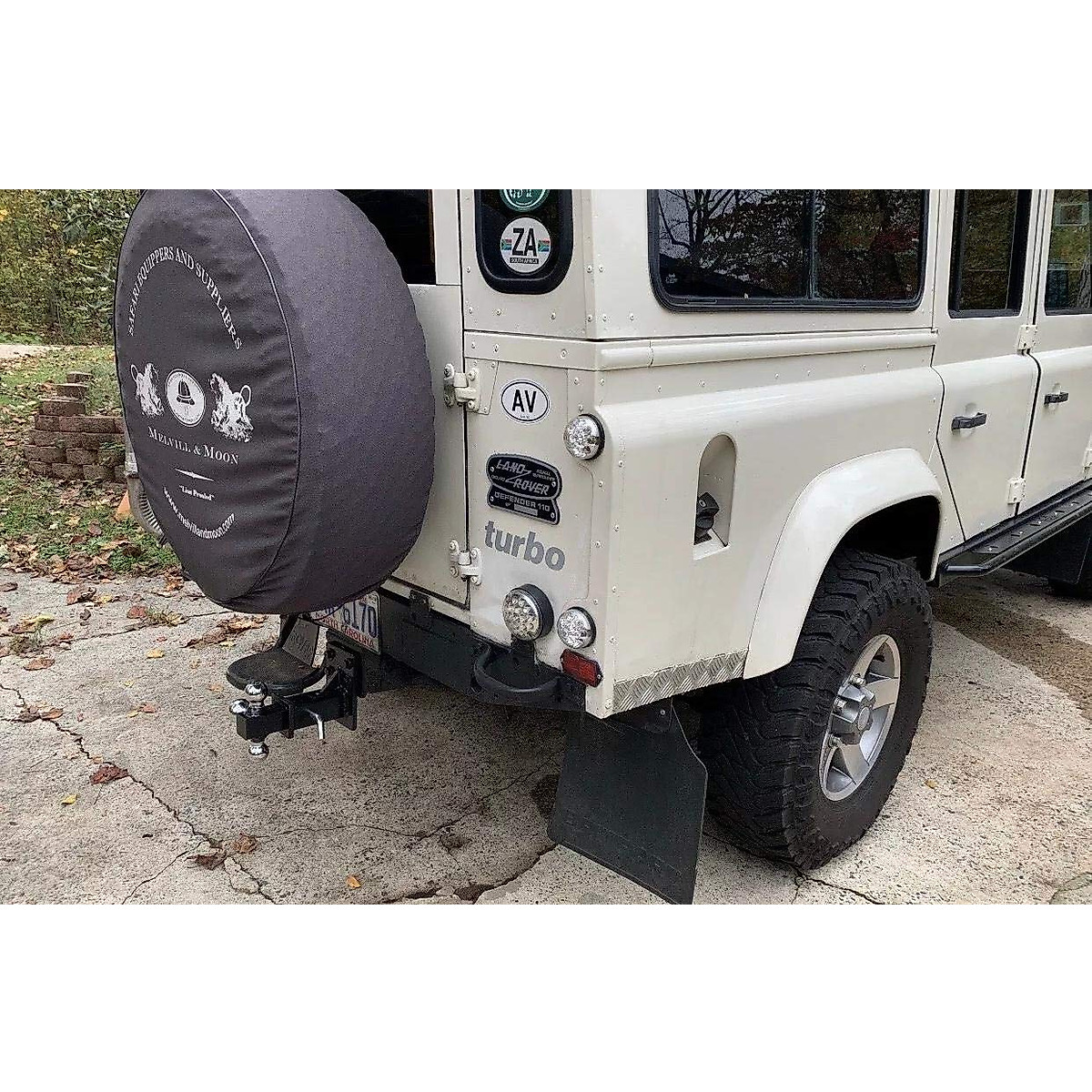 Bolt On Receiver Hitch Fits Land Rover Defender 90 - No Drilling Install - Ball Hitch Not Included
