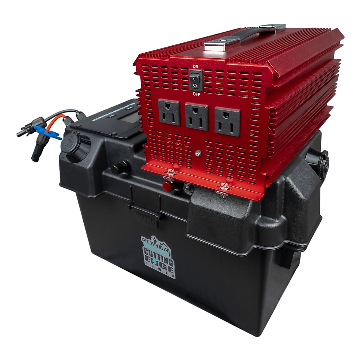 DIY Solar Generator Battery Box: Fully Assembled, Modular and Expandable with up to 3000W Output and 3.6kWh Battery Capacity (1000W Pure Sine)