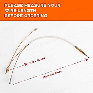 GORNORVA Patio Gas Heater Repair Replacement Parts for Room Heaters Garden Outdoor Heaters with Thermocouple&Pour Switch Controls