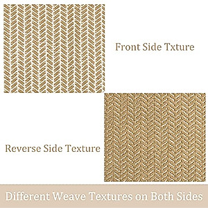 Lahome Boho Bathroom Rugs, Small 2x3 Front Door Mat Lightweight Kitchen Rug Woven Cotton Area Rug with Tassels, Farmhouse Non-Shedding Washable Throw Rug Low Pile Carpet for Entry Laundry, Khaki