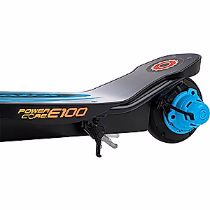Razor Power Core E100 Electric Scooter for Kids Ages 8+ - 100w Hub Motor, 8" Pneumatic Tire, Up to 11 mph and 60 min Ride Time, For Riders up to 120 lbs