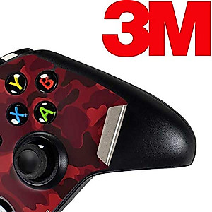 Skinit Decal Gaming Skin Compatible with Xbox One Controller - Originally Designed Red Street Camo Design