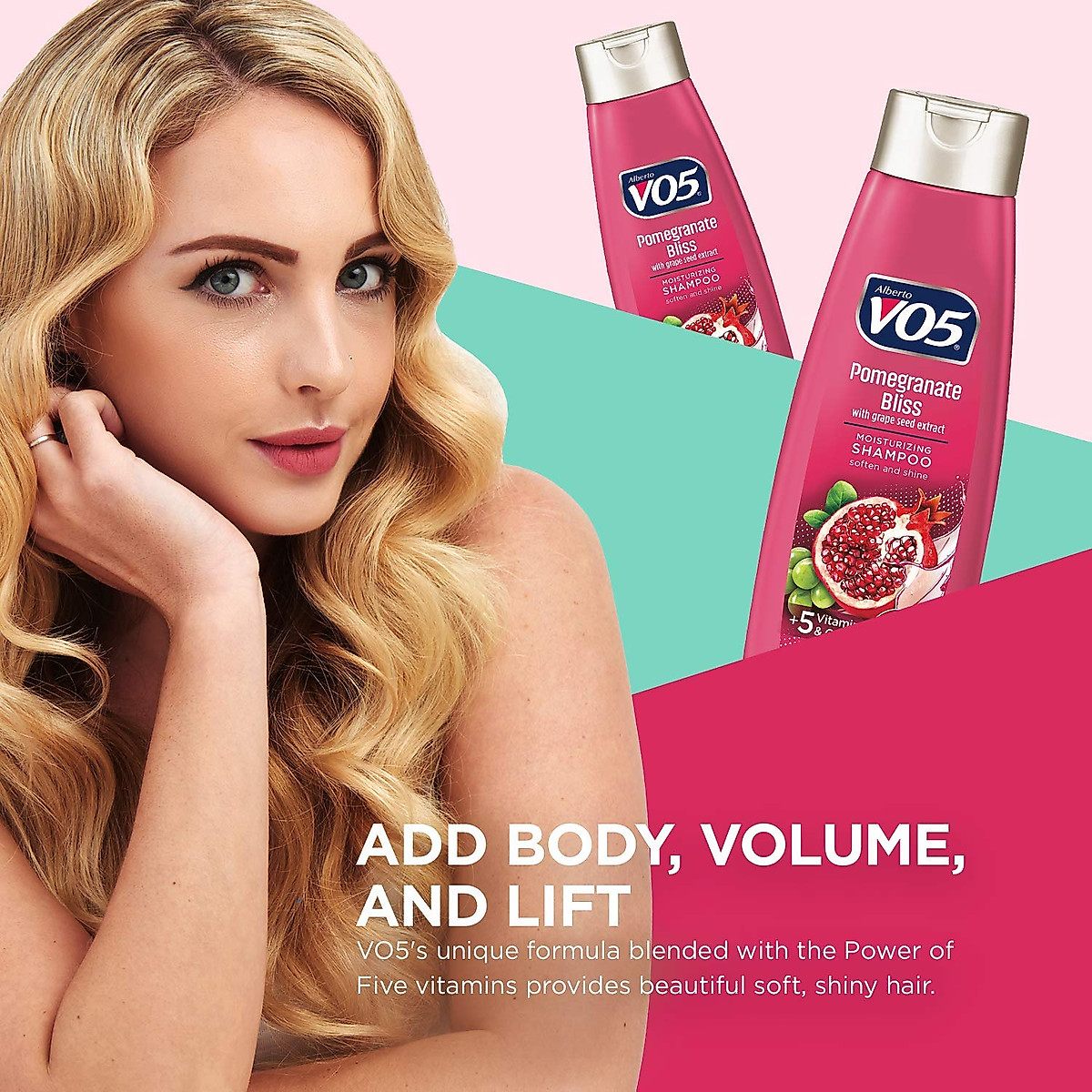 Vo5 Sh Herbal Esc Pom & G Size 12.5z Vo5 Shampoo Herbal Escapes Pomegranate & Grapeseed 12.5z