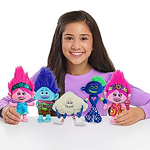 DreamWorks TrollsTopia 8 inch Small Plush Poppy, Kids Toys for Ages 3 Up by Just Play