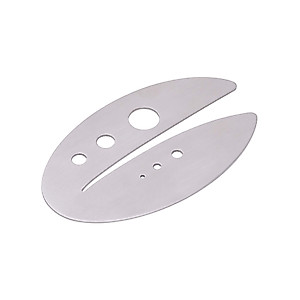 Fox Run Stripper Tool for Herbs and Leafy Greens, Graduated, Stainless Steel