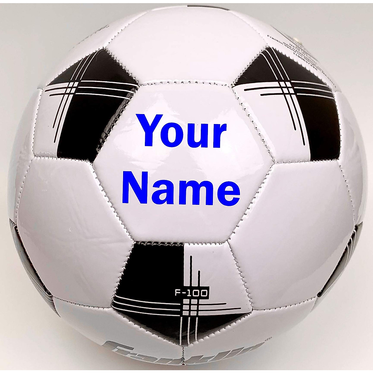 BASKETBALL KINGDOM Customized Personalized Soccer Ball Sizes 3 4 and 5 (Size 5 (Ages Over 12))