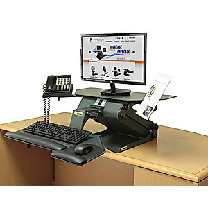 HealthPostures TaskMate Executive 6100 Adjustable Electric Standing Desk