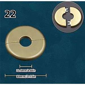 ABS Wall Split Flange Self-Adhesive Tape Round Escutcheon Plate Cover for Water Pipe Faucet Decoration Accessories faucet pipe flange pipe cover (22)