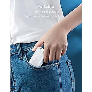 USB C Wall Charger, THREEKEY 65W Multiport USB C Charger, Foldable Fast Charger Block Compatible with MacBook Pro/Air,Surface Pro,iPad Pro/Air,iPhone 13/12/11,Samsung S22/S21/S20