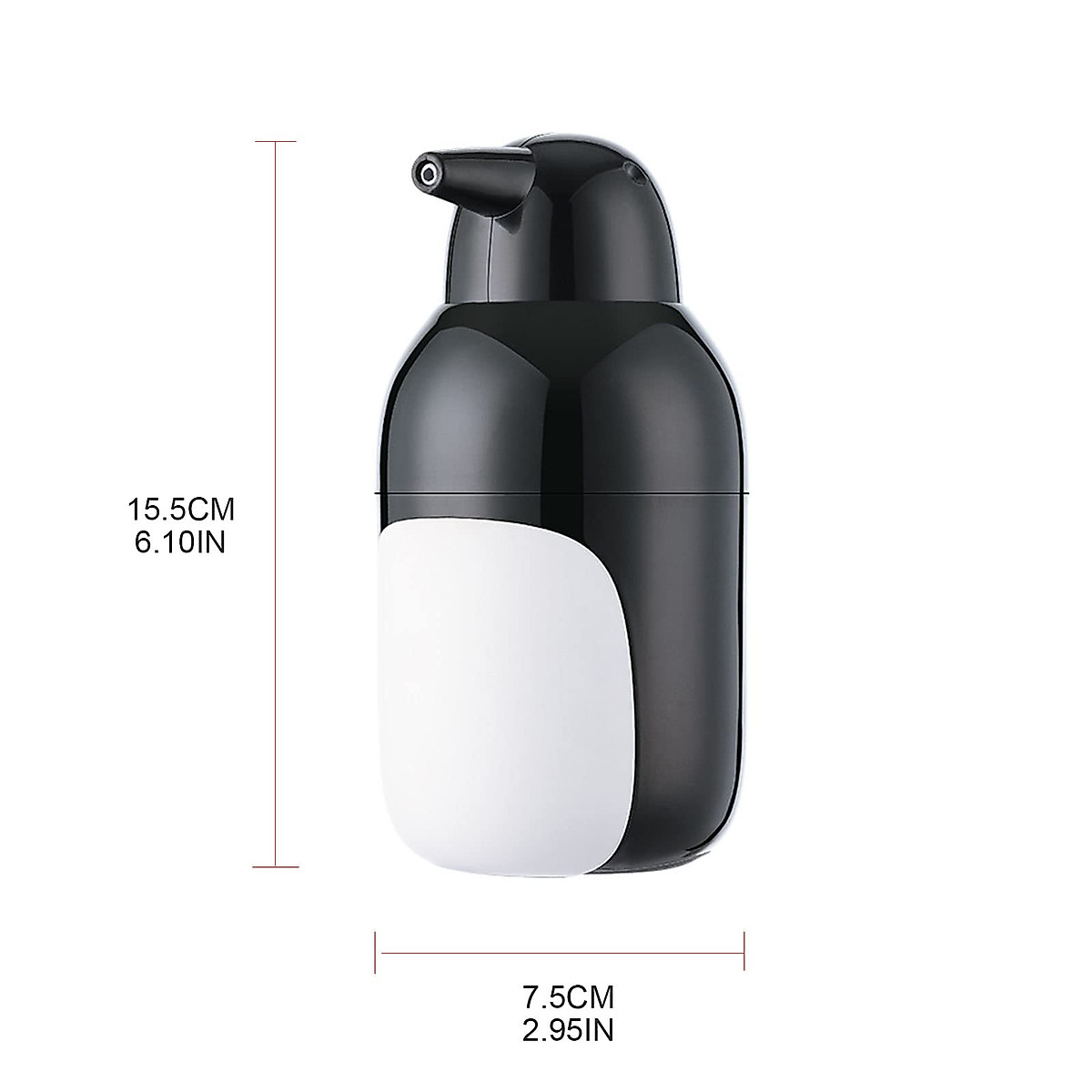 300ml Foam Soap Dispenser Bathroom Empty Foam Bottle Hand Dispenser Bottle Decorative Cartoon Foam Soap Dispenser
