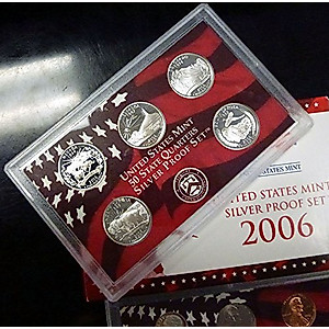 2006 S Silver Proof Set, may have natural toning on silver Various US Mint Proof