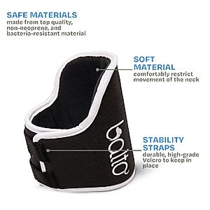 Balto Neck Eco E-Collar Alternative – Dog Recovery Collar – Padded Dog Cone - Pre/Post Surgery Helps Protect Wounds and Rashes- Body Only Protection (Medium)