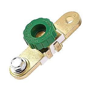 AICEL Car Side Post Battery Disconnect Switch, Side Terminal Battery Power Cut Off Switch for 3/8 Inch Electrical Equipment, Battery Master Switch Isolator for Car Boat Marine Truck