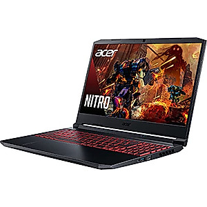Newest Acer Nitro 5 15.6“ FHD IPS Gaming Laptop, 11th Gen Intel 6-Core i5-11400H, NVIDIA GeForce GTX 1650, 16GB DDR4 RAM, 256GB NVMe SSD, DTS X Ultra, Backlit KB, WiFi 6, Win 10, GalliumPi Accessories