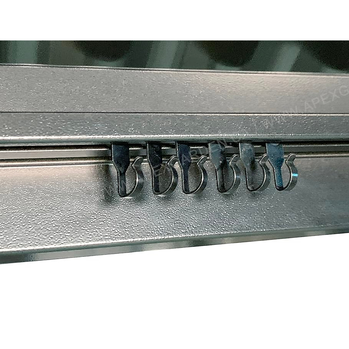 Steel Metal Slide Curtain Track Hooks with Wheels for Gazebo Curtains/Mosquito Net Screen/Rails and Tracks of Gazebo - Quantity of 36 -