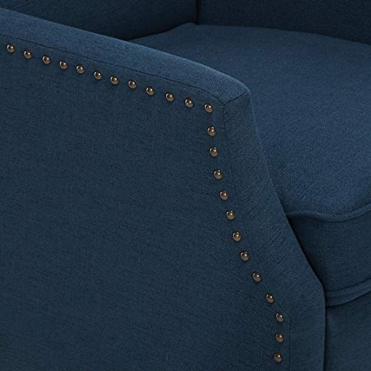 Christopher Knight Home Wescott Weyland Wingback Traditional Fabric Recliner (Navy Blue)