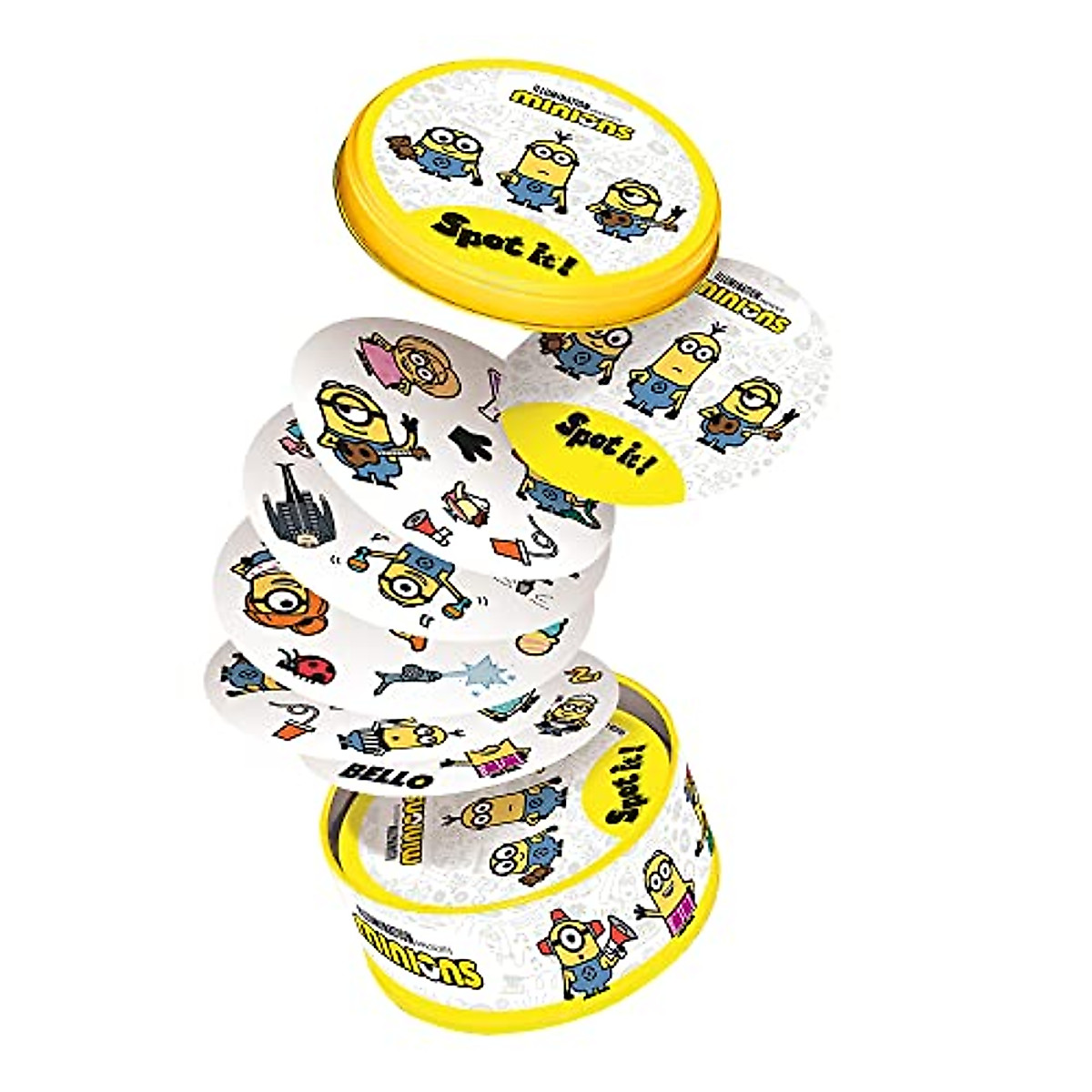 Zygomatic Spot It! Minions - Playful Family Card Game with Beloved Minions Characters! Fun Matching Game for Kids and Adults, Ages 6+, 2-8 Players, 15 Minute Playtime, Made
