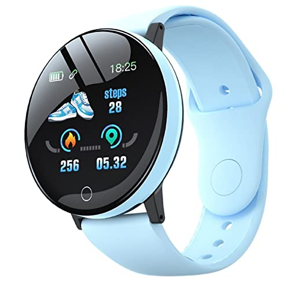 Byikun Smart Watch Answer/Make Calls, 119S Fashion Smart Sports Watches Slim Waterproof, Smartwatch That Can Call and Text, Android Smart Watch for iPhone Compatible, Heart Rate/Sleep Monitor Watch