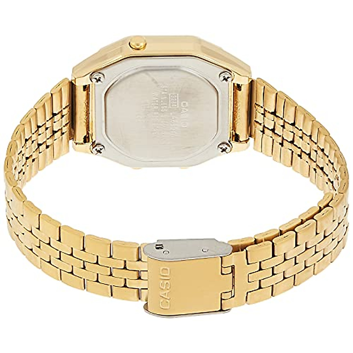 Casio LA680WGA-4C Women's Vintage Gold Tone Alarm Digital Watch