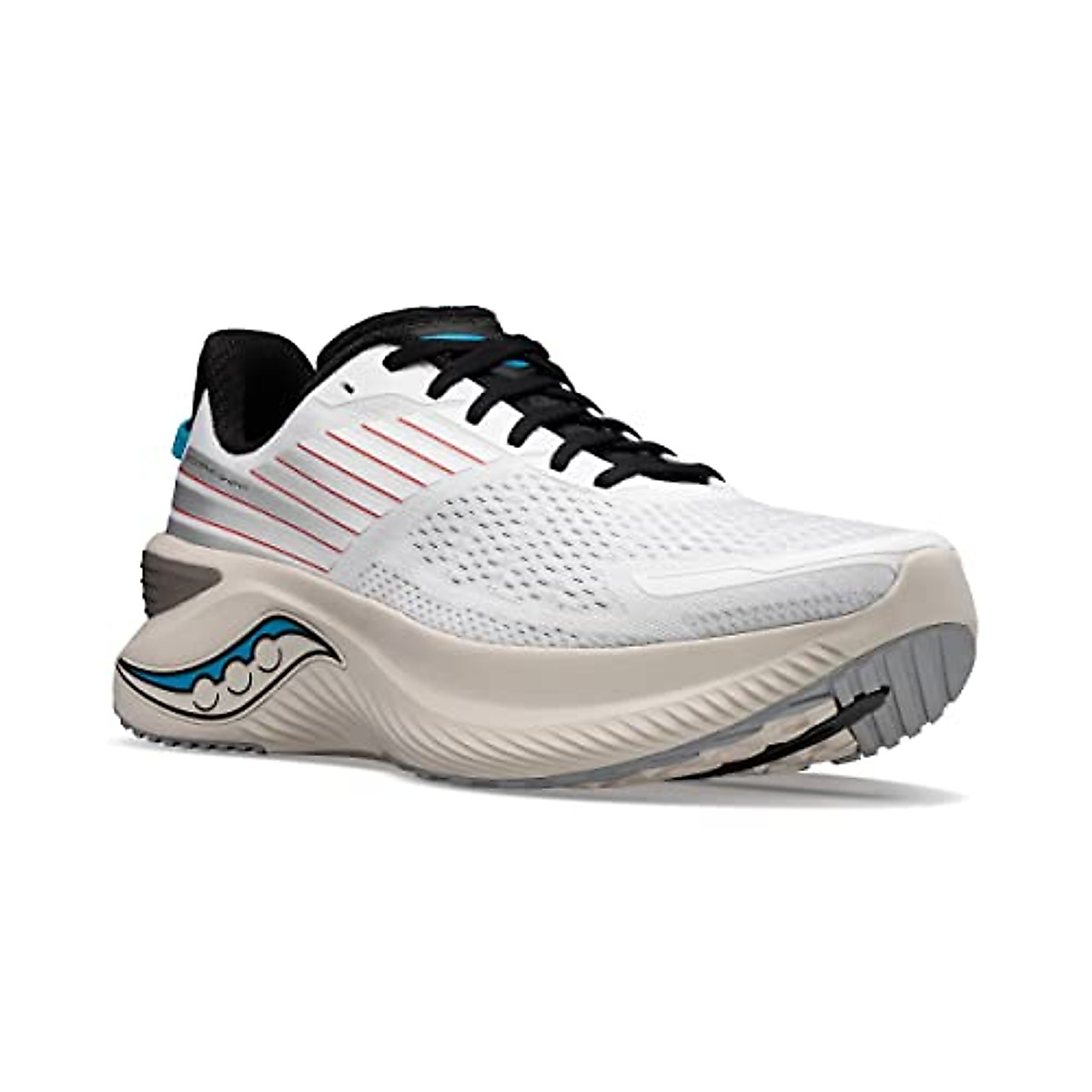 Saucony Men's Endorphin Shift 3 Running Shoe, White/Sand, 13