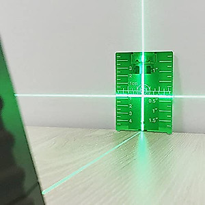 Reflective Target Canada Magnetic Laser Target Plate (Target Plate With Stand for Green Laser), 4inch x 3inch