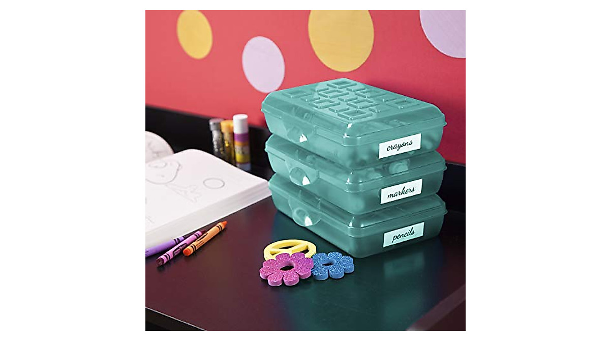 Sterilite Small Pencil Box - Organize Small Items Easily