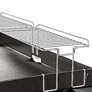 only fire Griddle Warming Rack Fits for 36" Blackstone Griddles, One-Step Clip On Attachment, Portable and Detachable