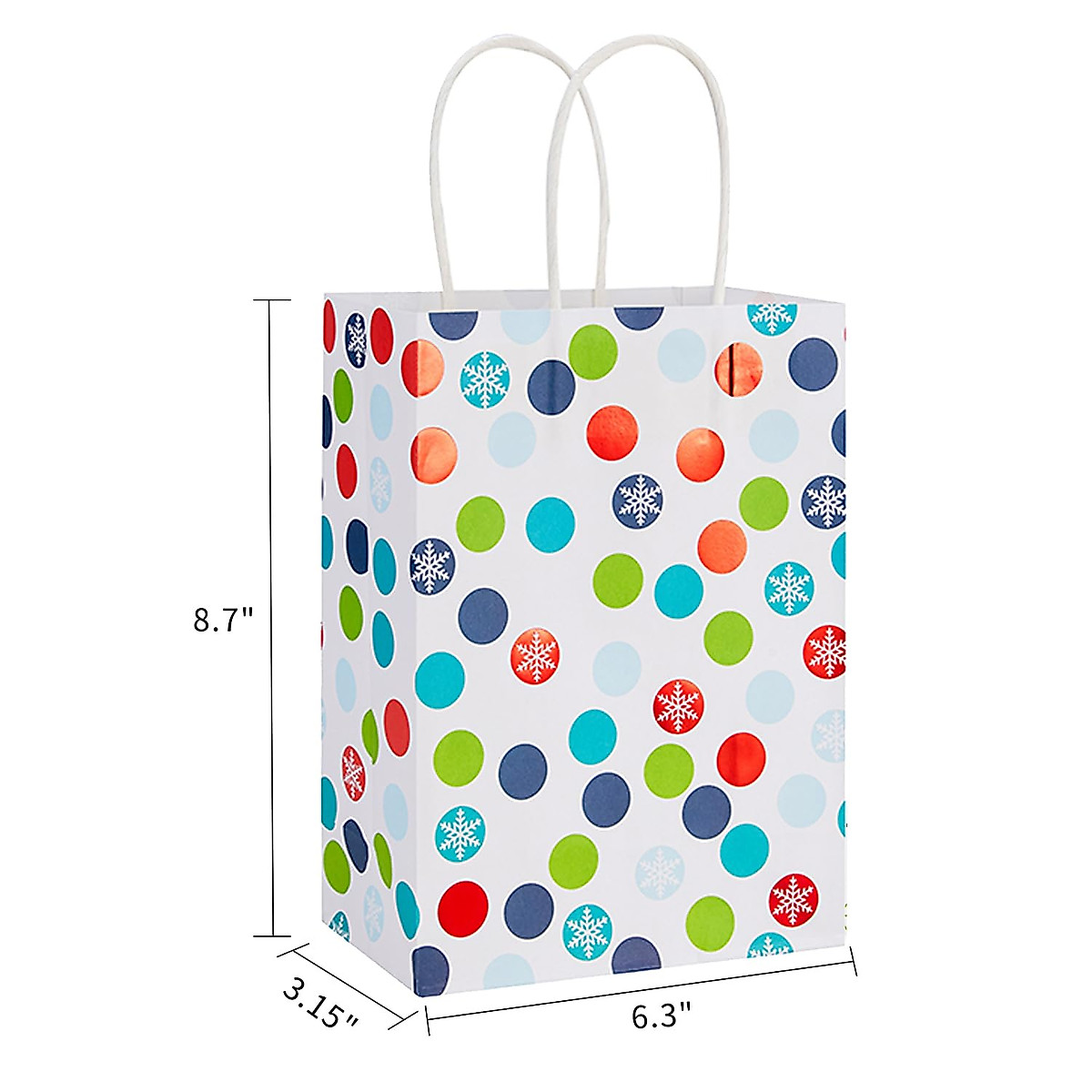 SUNCOLOR 30 Pack Small Christmas Gift Bags