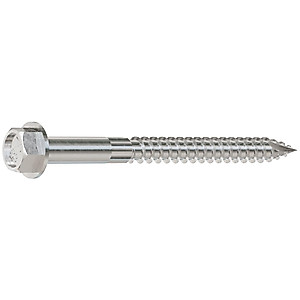 Simpson Strong-Tie SDS25300SS-R25 Strong-Drive SDS Heavy-Duty Connector Screw — 1/4 in. x 3 in. Type 316 (25-Qty)