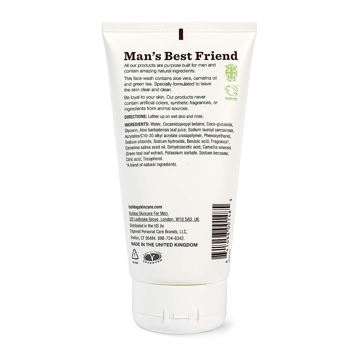 Bulldog Skincare and Grooming For Men Original Face Wash, Pack of 2, 5 Ounce