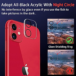 JCJCLY [3+3+1 Value Pack] For iPhone 11 [6.1 Inch] Screen Protector Tempered Glass Accessories, 3 Screen Protectors, 3 Camera Lens Protectors, 1 Easy Mounting Frame, 9H Hardness, High Clarity, Anti-Fingerprint, Anti-Scratch, Bubble-free, Easy to Install,