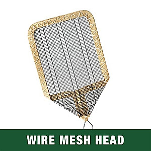 Enoz Wire Mesh Head Flyswatter with Metal Handle (Pack of 3)