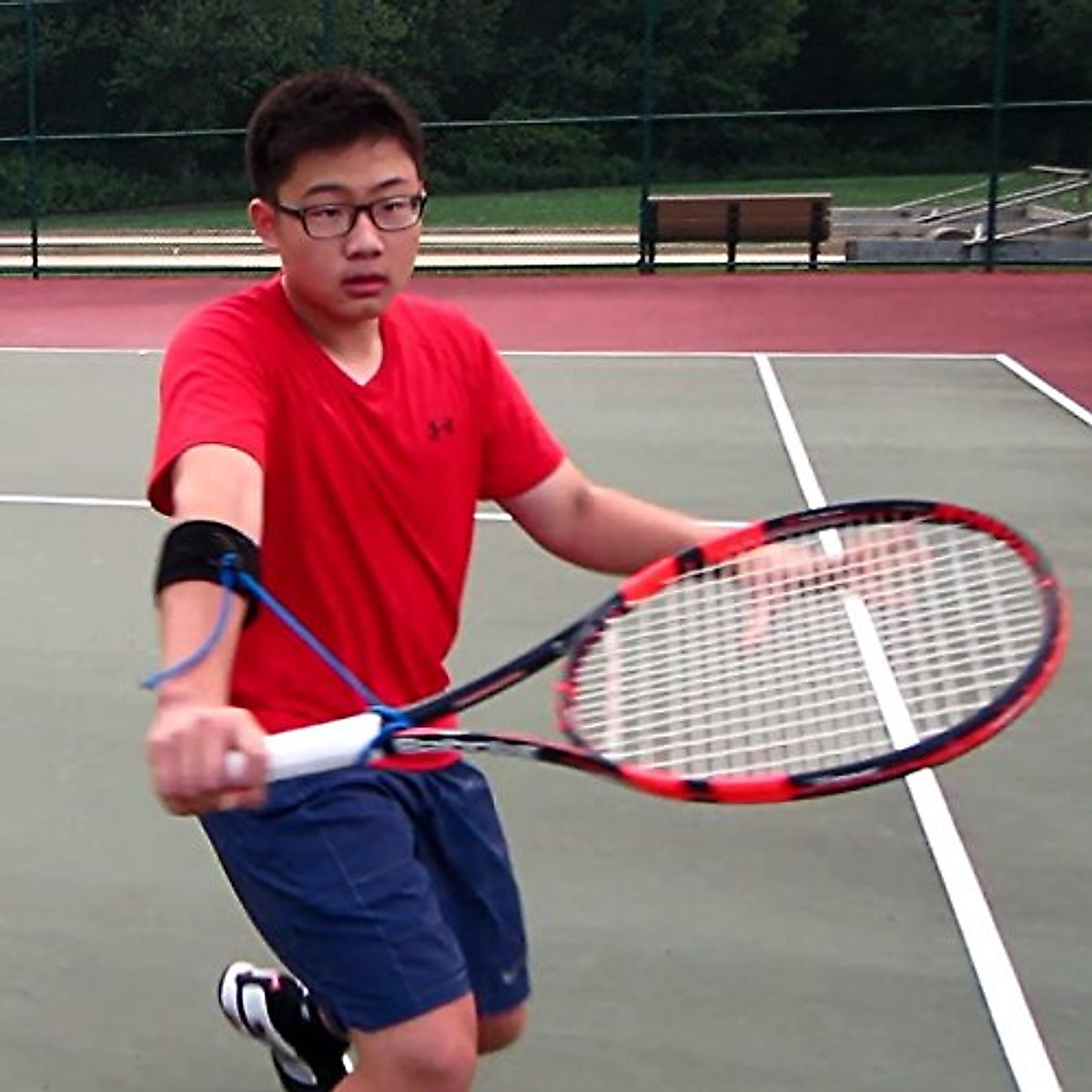 Tennis Swing Wrist Training Aid for Forehands, Backhands, Volleys and Serves - PermaWrist