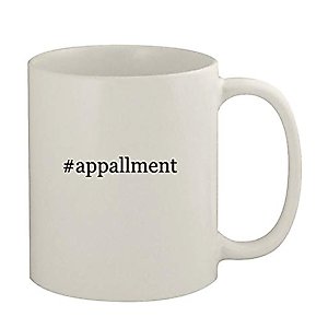 Knick Knack Gifts #appallment - 11oz Ceramic White Coffee Mug, White