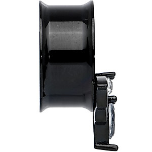 Body Candy Womens 2Pc PVD Stainless Steel 11/16 Bat Double Flare Tunnel Plug Earring Ear Plug Gauges Set of 2