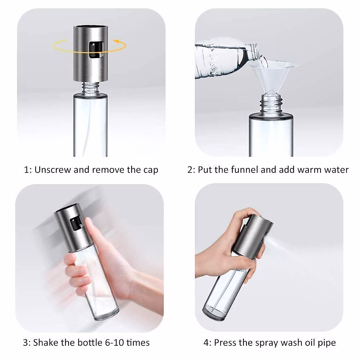 Knots and Toys Oil Sprayer for Cooking| Olive Oil Sprayer | 100ml Olive Oil Spray Bottle| Olive Oil Spray for Salad| BBQ| Kitchen Baking| Roasting