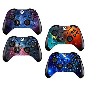 UUShop Vinyl Skin Sticker Decal Cover for Microsoft Xbox One Controller - Galaxy Starry - 4 differences style(NOT for One S or X)