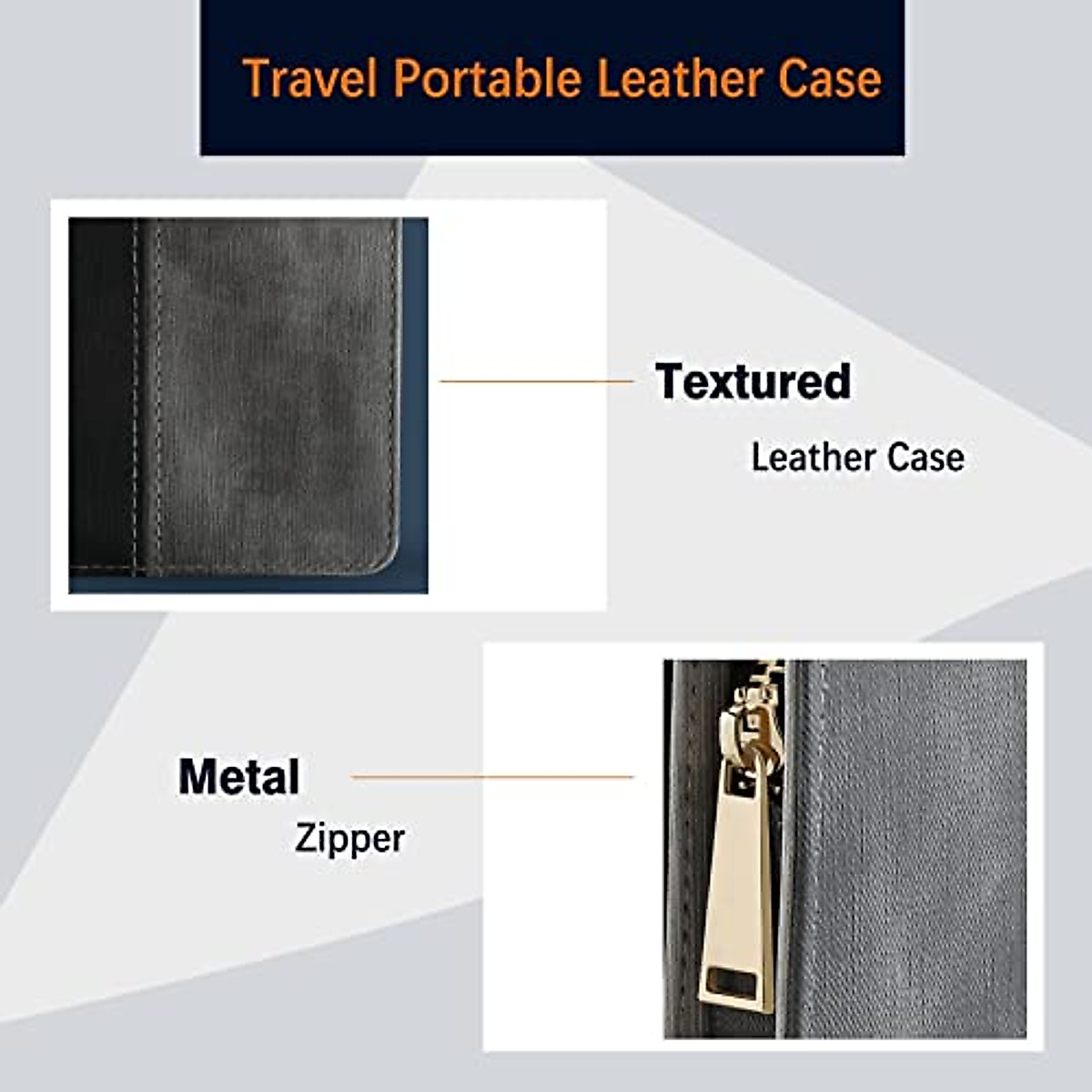 FIXBODY Nail Clippers Set- Luxury Manicure 8 in 1 Nail Care Kit, Professional Manicure Set and Pedicure Kit, Fingernail Clippers and Toenail Clippers, Gift for Men Boyfriend