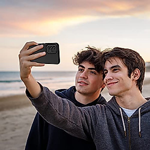 PUJUE for Samsung Galaxy A53 5G Case: Shockproof Protective Phone Cases - Soft Silicone TPU Slim Cell Shell - Cute Durable Rugged Matte Phone Covers (Black)