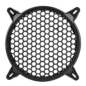 Dweekiy Speaker Cover, Car Audio Plastic Mesh Cover Woofer Speaker Modification Protect Guard(6inch)