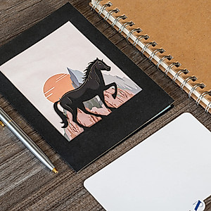 Rykamia Horse Pop Up Card, Blank Horse Card, Horse Birthday Card, Horse Thank You Card, Horse 3D Card, Horse Gift, Horse Get Well Card, Equestrian Gift, Card for Mom, Dad, Friends, Son, All Occasion