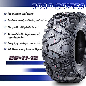 Road Guider Set 2 ATV/UTV Tires 26x11-12 26x11-12 6PR 10278