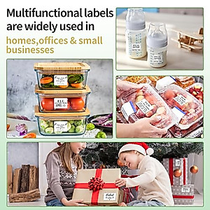 Phomemo Thermal Labels-for M110/M221/M220/M120/M200/M110S,1.57"x1.18"(40x30mm),230 Labels/Roll, for Barcode/Address/Mailing/Logo/Business/Home Tag