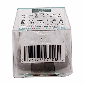 EARTH THERAPEUTICS Pumice Stone with Brush, 1 EA