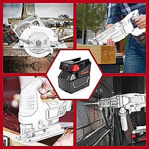 for Milwaukee M18 Battery Adapter Convert for Milwaukee V18 48-11-1830 48-11-2200 48-11-223 USB Converter Power Tool