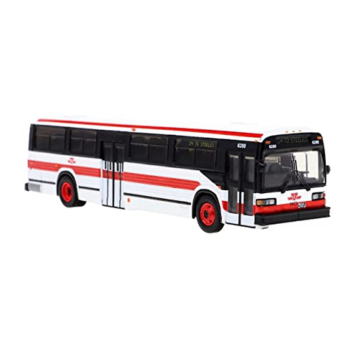 MCI Classic Transit Bus TTC Toronto 24 to Steeles Vintage Bus & Motorcoach Collection 1/87 Diecast Model by Iconic Replicas 87-0392