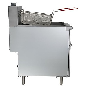 Kratos 29Y-012 Commercial Restaurant Gas Floor Fryer - Five Burners - 70 to 100 lb. Capacity - Natural Gas