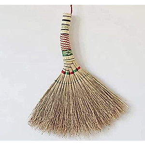 SN SKENNOVA - 16 inch Tall of Hand Broom Brush Whisk Broom Dusting Brush Broom Handmade Cleaning Tools Household