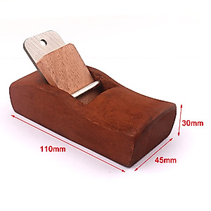 Atoplee Wood Hand Planes, Mini and Portable Woodworking Edge Trimming Plane for Edge Rounding Corner Rounding, with 1 Planer Blade and 1 Wood Fixer